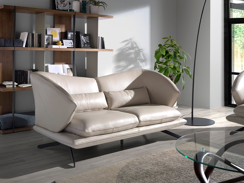 Sofá piel 6145 | 6146 Ángel Cerdá | Mobel 6000 | Seismil Studio