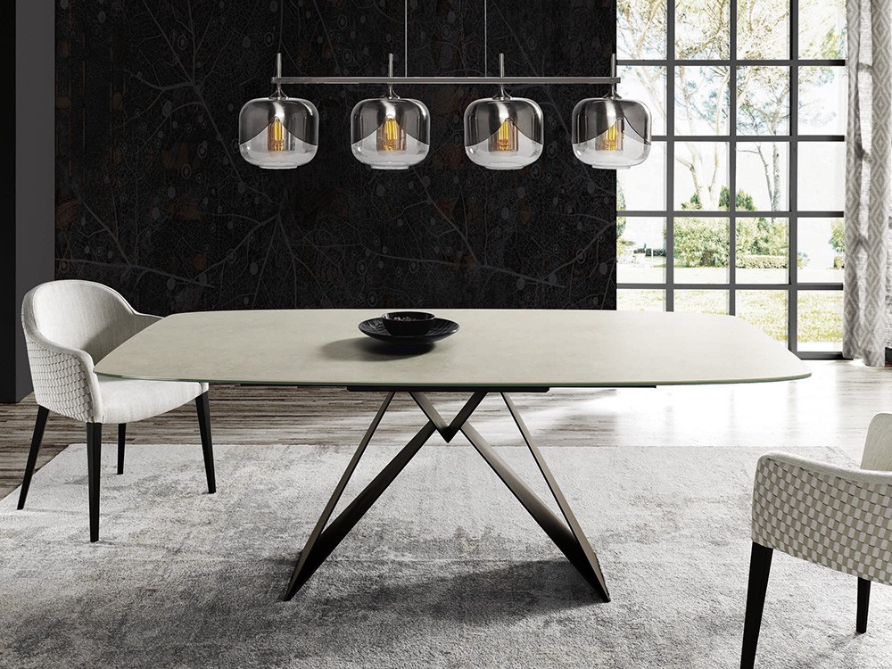 Mesa extensible de comedor Infinity porcelánico Indesan | Mobel 6000 | Seismil Studio