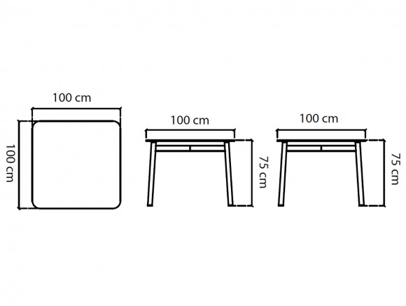 Mesa de comedor Boston de Skyline | Mobel 6000 | Seismil Studio