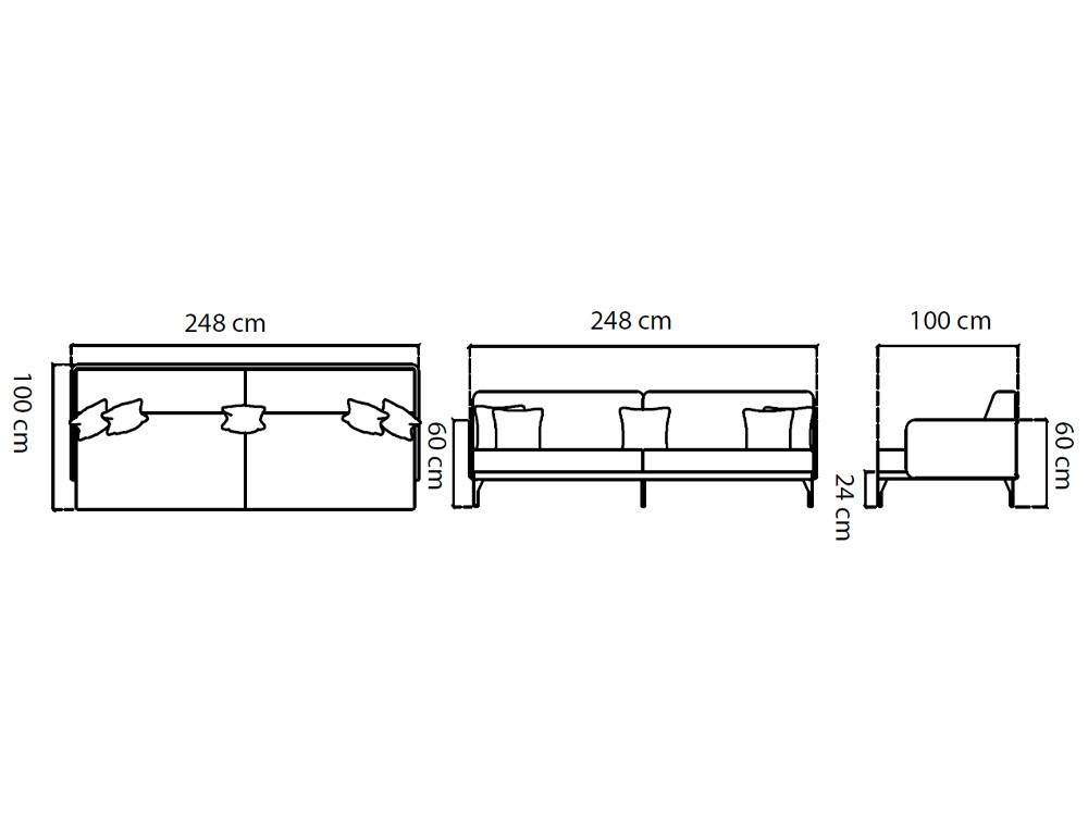 Sofá Ribs de Skyline | Mobel 6000 | Seismil Studio