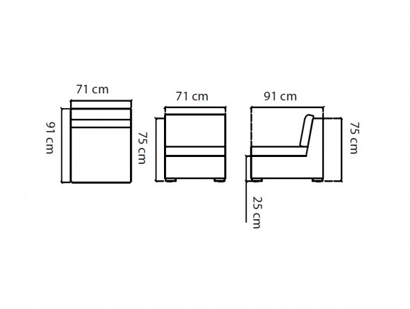 Sillón modular Paloma de Skyline | Mobel 6000 | Seismil Studio