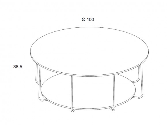 Mesa redonda de centro Cava de Atelier Mobenia | Mobel 6000 | Seismil Studio