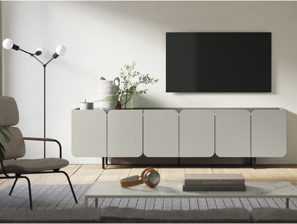Mueble TV Tulip de Mobenia | Mobel 6000 | Seismil Studio