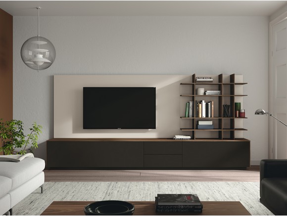 Mueble de TV modular Mondrian Med Mobenia | Mobel 6000 | Seismil Studio