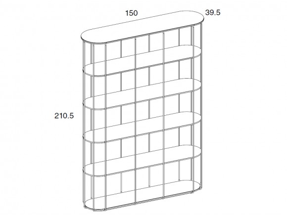 Estantería Cava Mobenia | Mobel 6000 | Seismil Studio