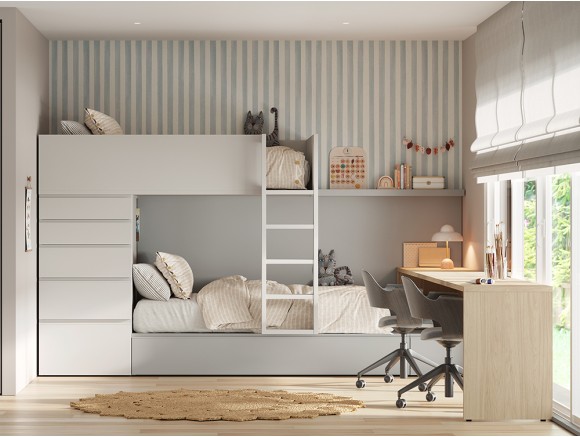 Litera tren con nido Flow 43 de Jotajotape | Mobel 6000 | Seismil Studio